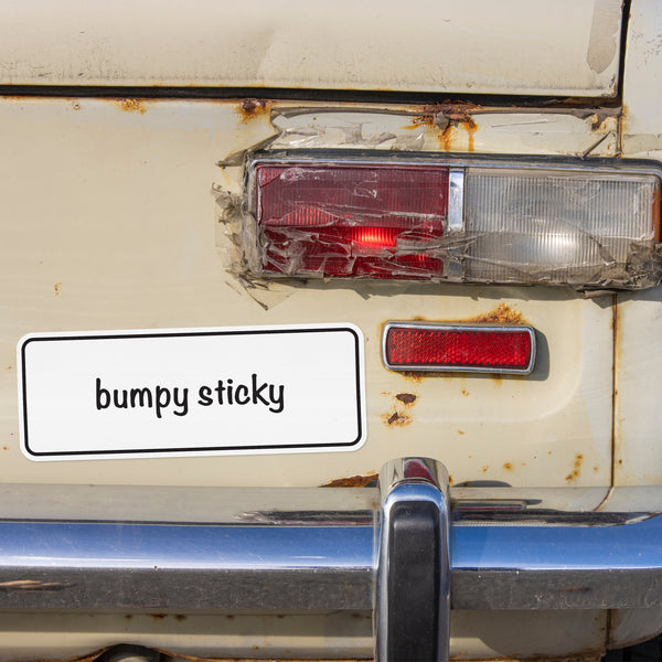 Bumpy Sticky (Bumper Sticker) – Let's Get This Thread