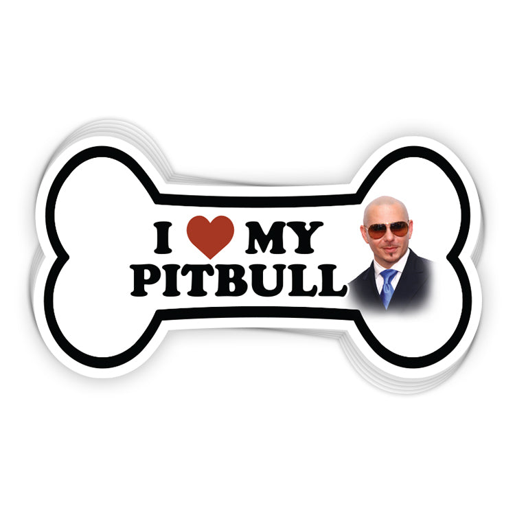 I Love My Pitbull (Bumper Sticker) – Let's Get This Thread