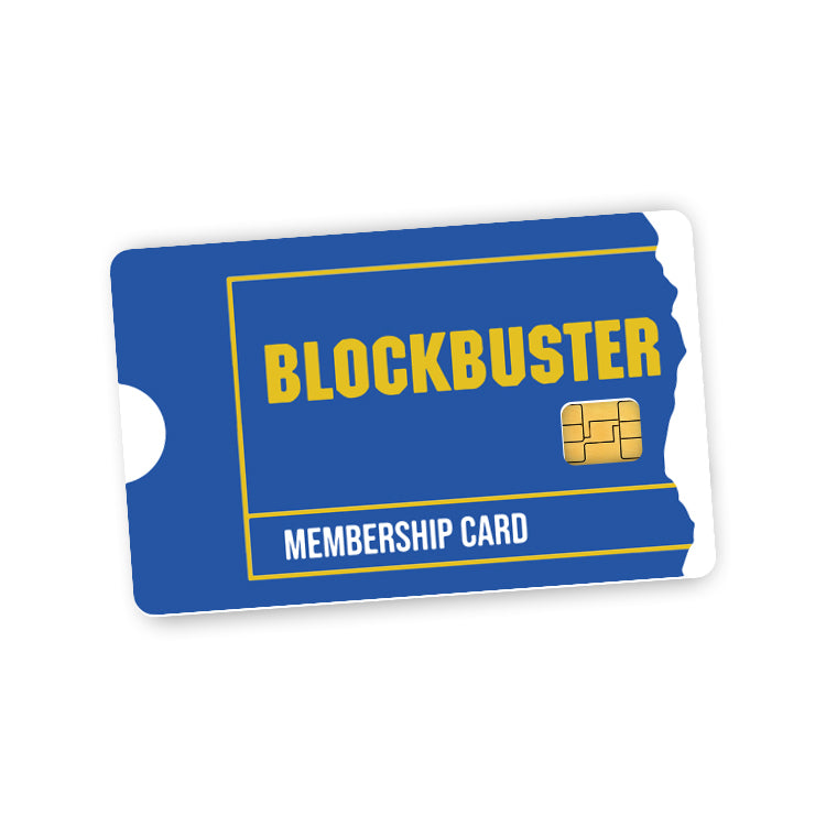 Blockbuster Credit Card Skin (Decal) – Let's Get This Thread